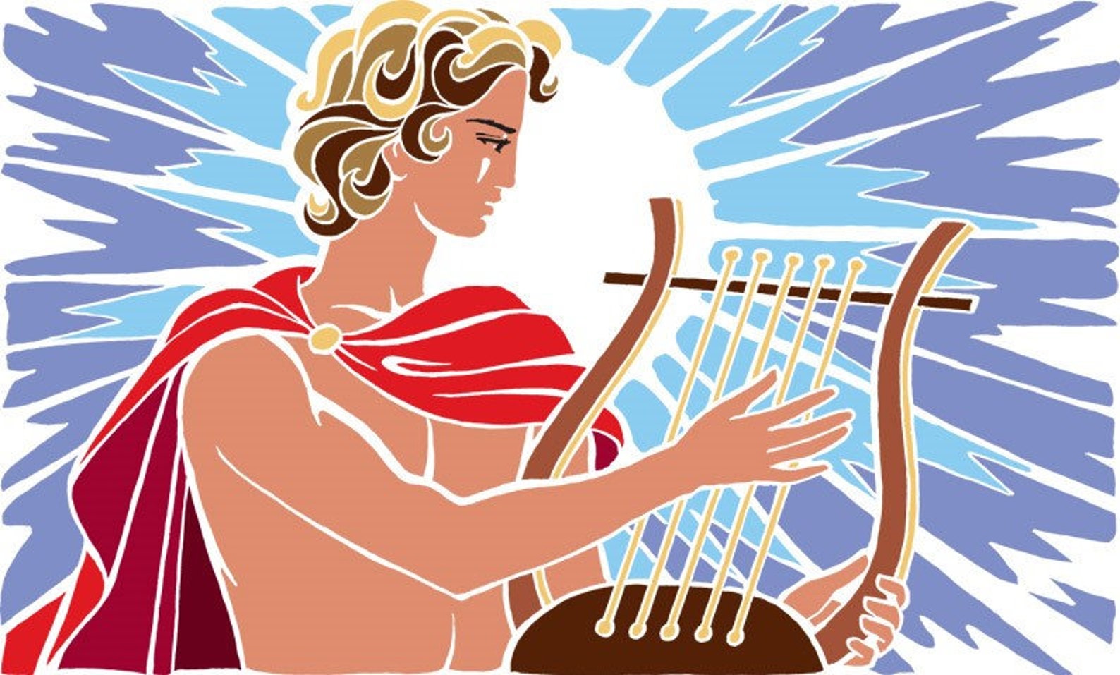 Lyre of Apollo Instrument of Ancient Greek God of Apollo - Etsy