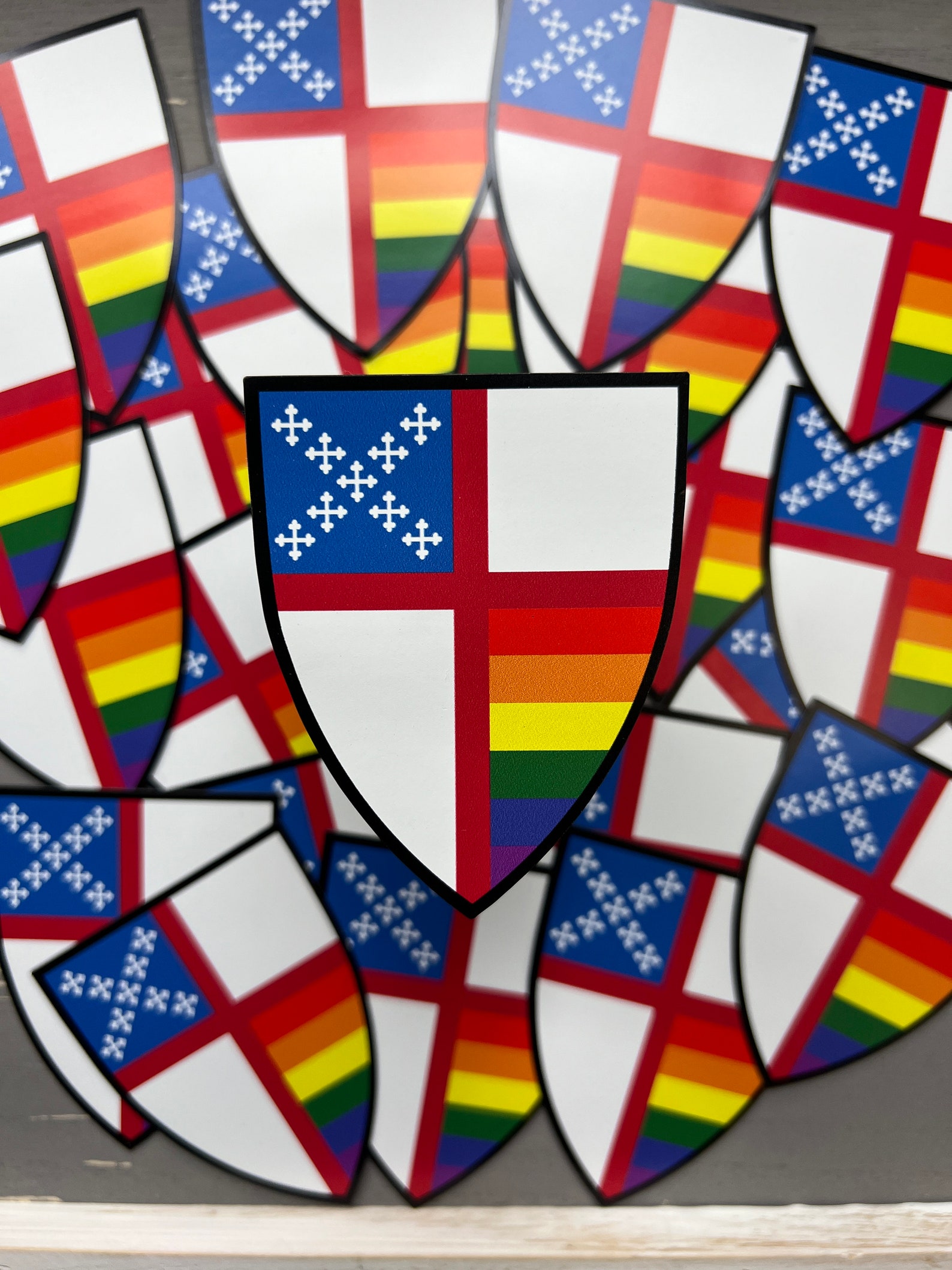 Episcopal Church Shield LGBTQ Pride Weatherproof Magnet - Etsy