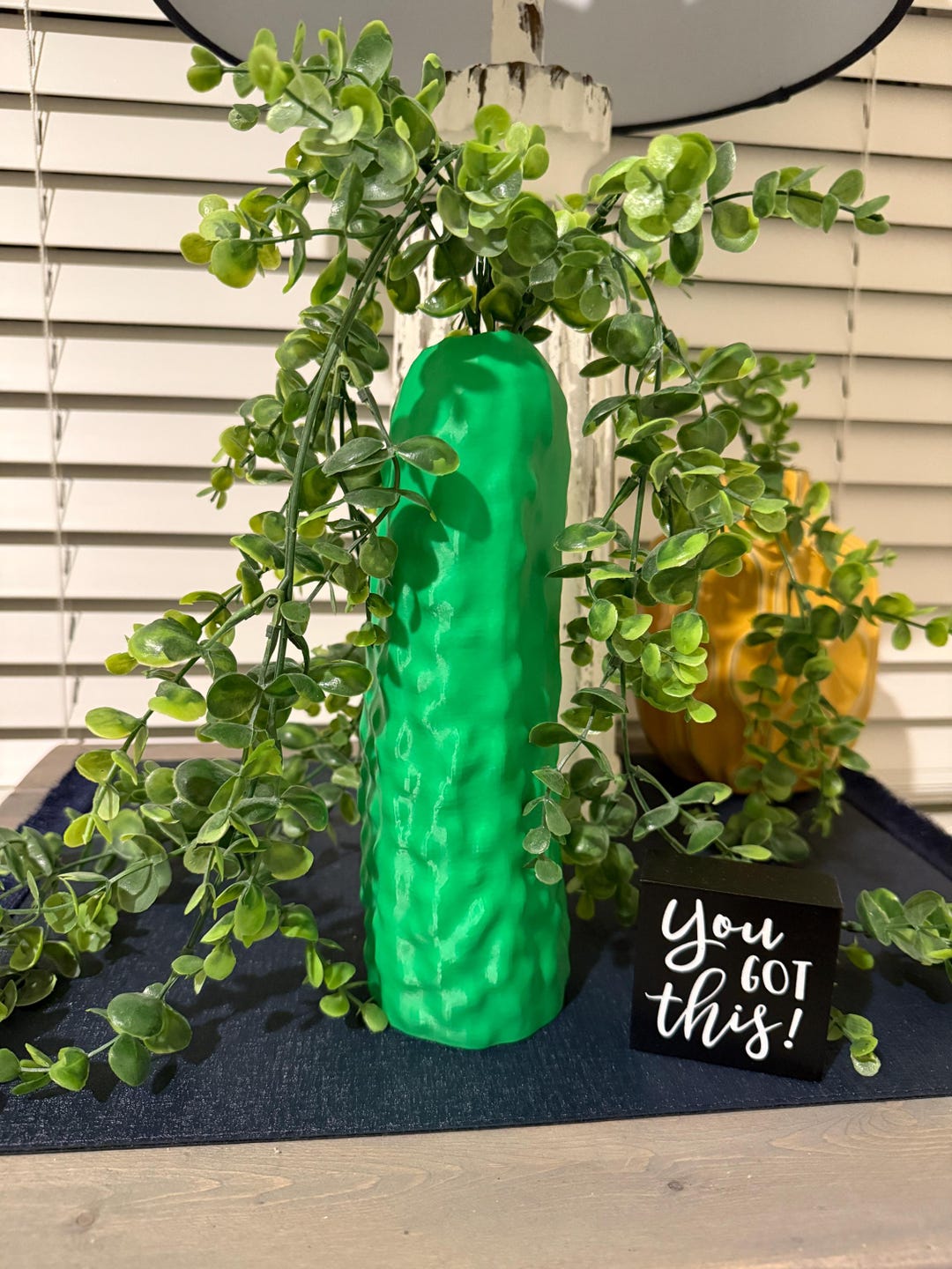 The MIGHTY Big Dill Pickle Vase - Etsy
