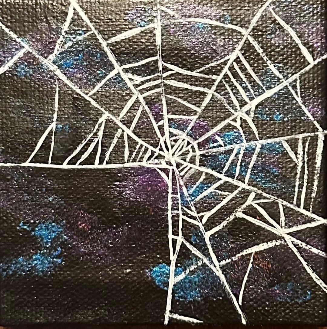 Little Spiderweb Painting - Etsy