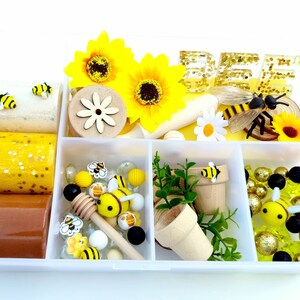 Bee Play Dough Kit Bee Sensory Kit Playdough Sensory Kit - Etsy