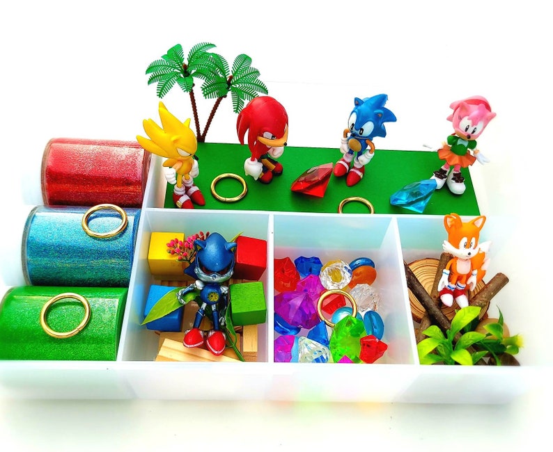 Sonic the Hedgehog Sonic Playdough Kit Play Dough Kit - Etsy UK