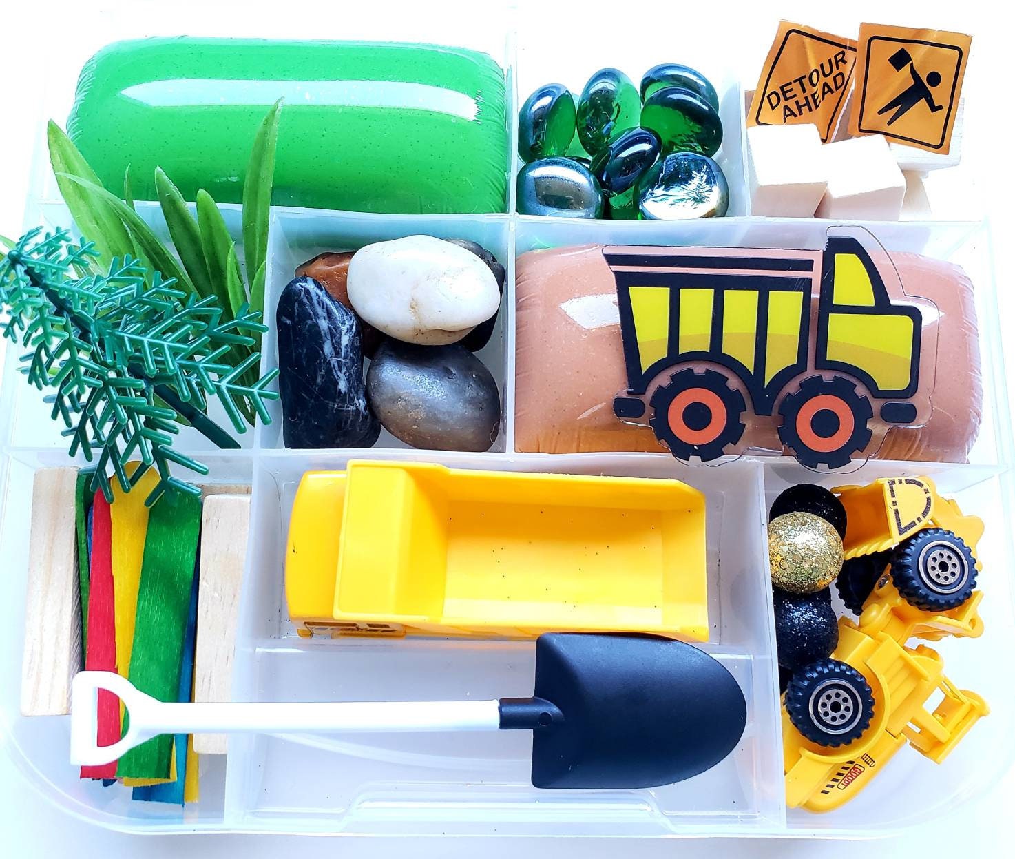 Construction Playdough Kit Montessori Pretend Play Homemade Playdough ...