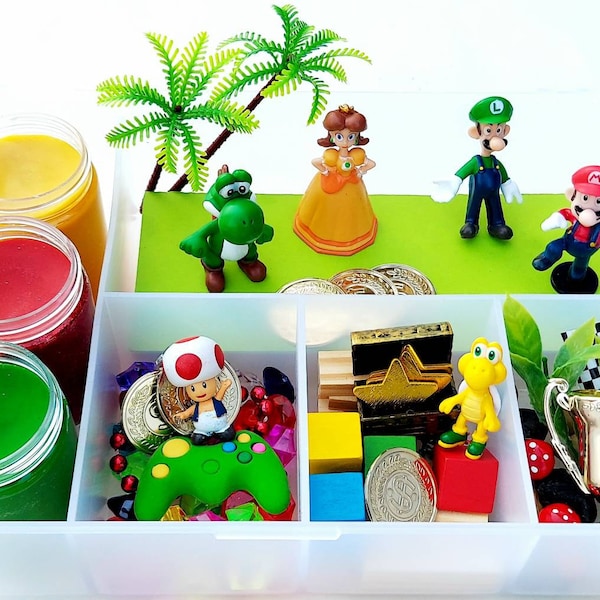 Super Mario Playdoh Kit - Etsy