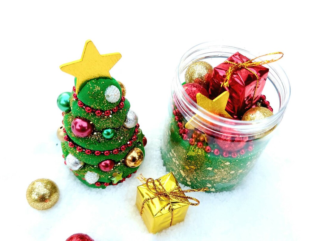 Christmas Playdough Sensory Jar, Christmas Playdough Kit, Christmas ...