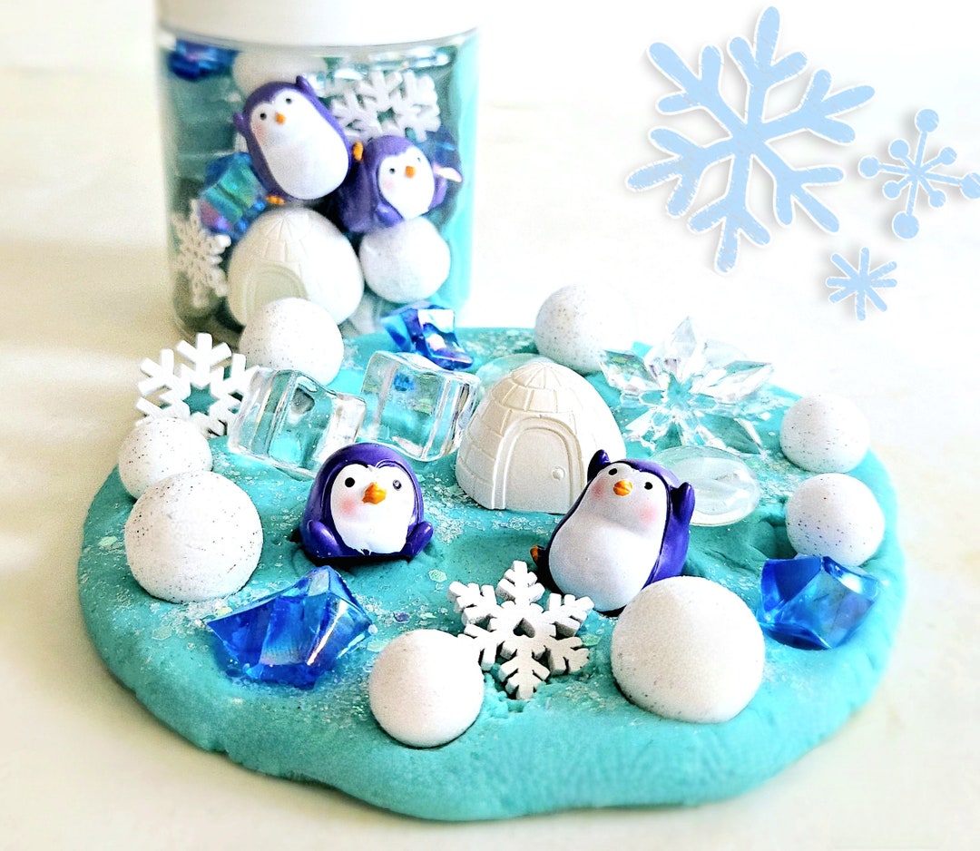 Penguin Sensory Kit, Play Dough Kit, Sensory Kit, Sensory Bin, Sensory ...