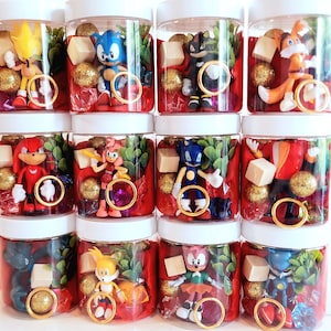 Sonic Party Favors for Kids, Goodie Bags, Sonic Playdough Kit ...