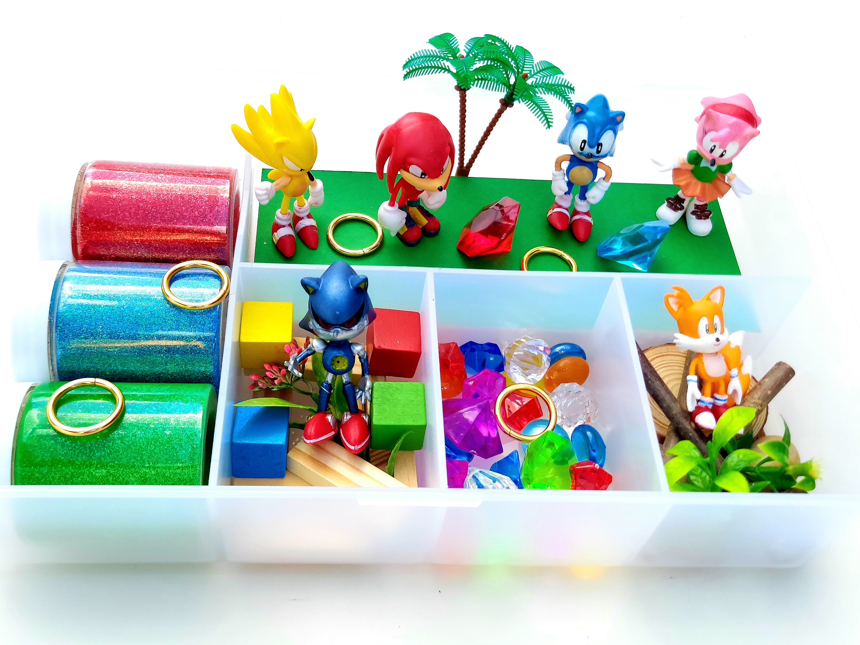 Sonic the Hedgehog Sonic Playdough Kit Play Dough Kit - Etsy UK