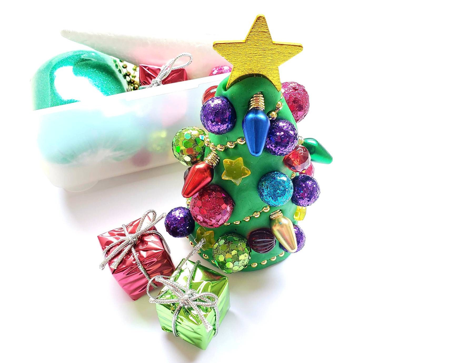 Christmas Playdough Kit Christmas Tree Playdough Kit - Etsy