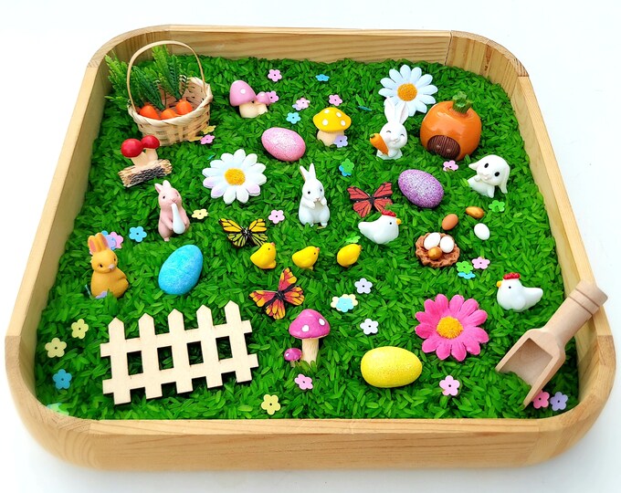 Easter Sensory Bin, Sensory Bin, Easter Sensory Kit, Sensory Kit ...