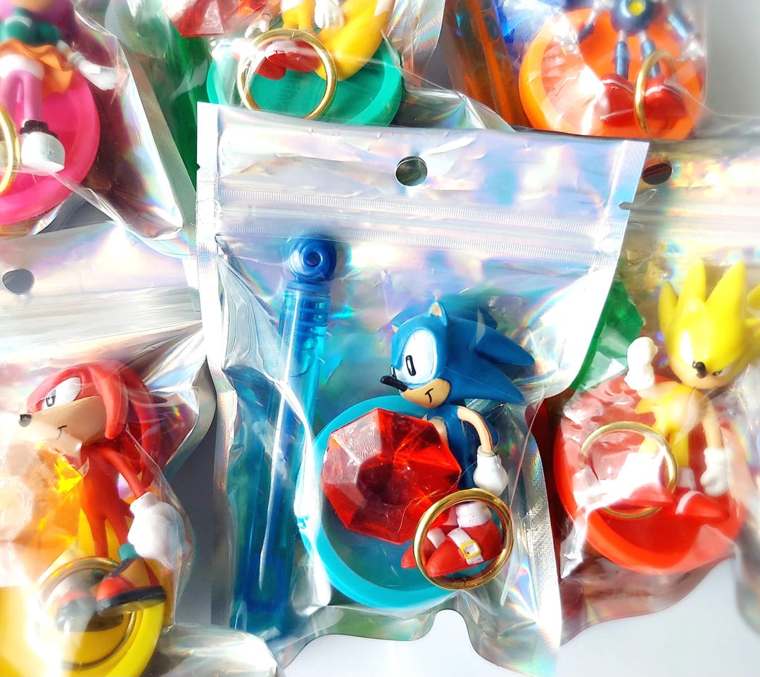 Sonic Party Favors, Sonic the Hedgehog, Sonic Birthday, Goodie Bags ...