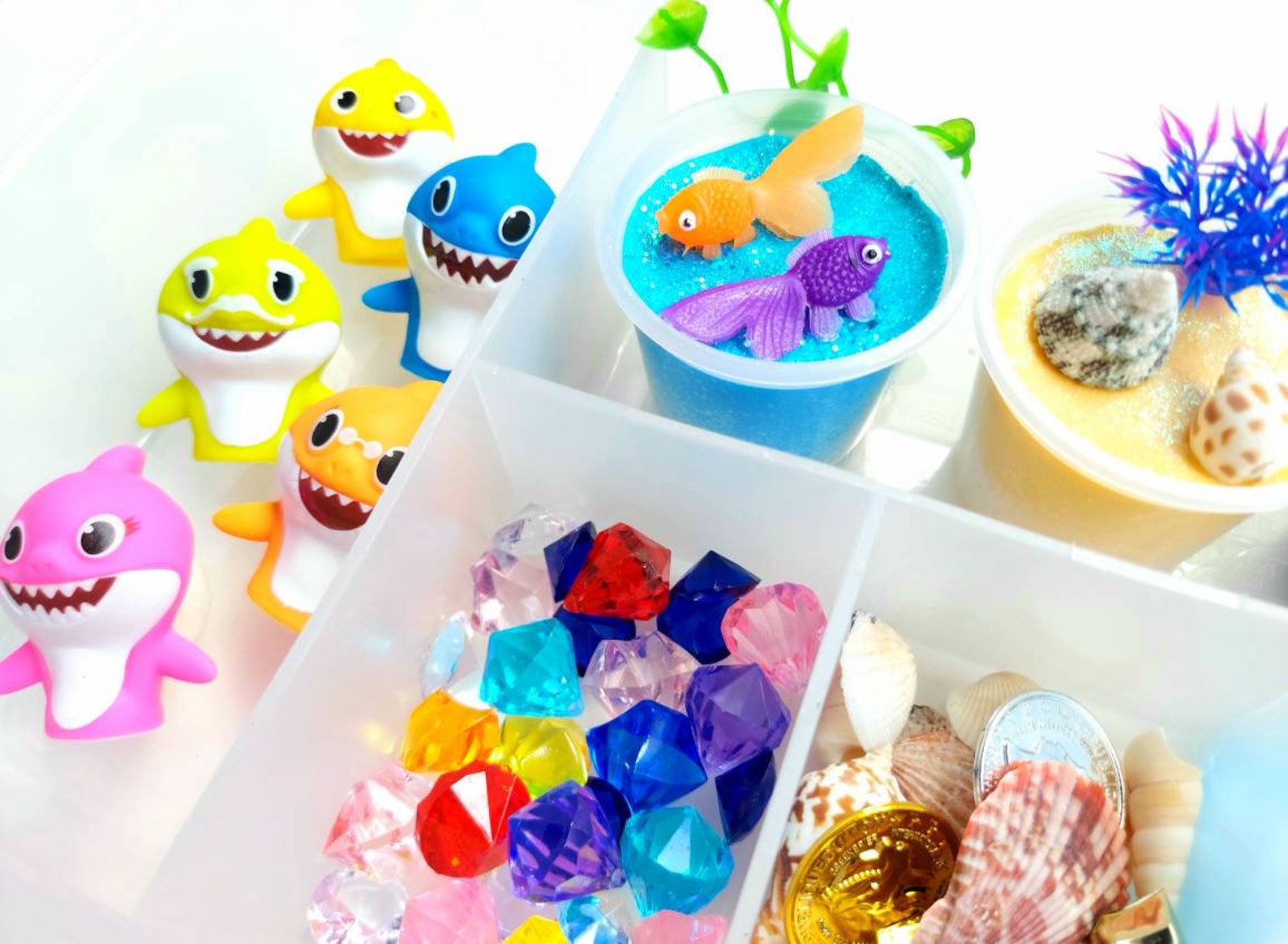Baby Shark Playdough Kit Playdough Sensory Kit Sensory Kit - Etsy