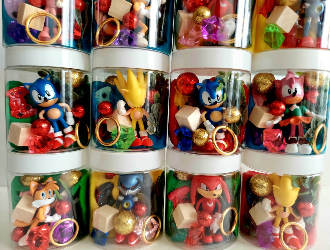 Sonic Party Favors for Kids, Goodie Bags, Sonic Playdough Kit ...