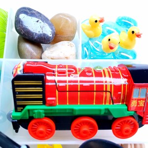 Train Play Dough Kit, Sensory Playdough Kit, Sensory Box, Sensory Kit ...