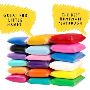 Homemade Play Dough, Nontoxic Playdough, Playdough Kit, Sensory Kit ...