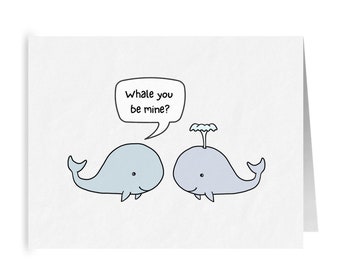Whale You Be Mine | Etsy