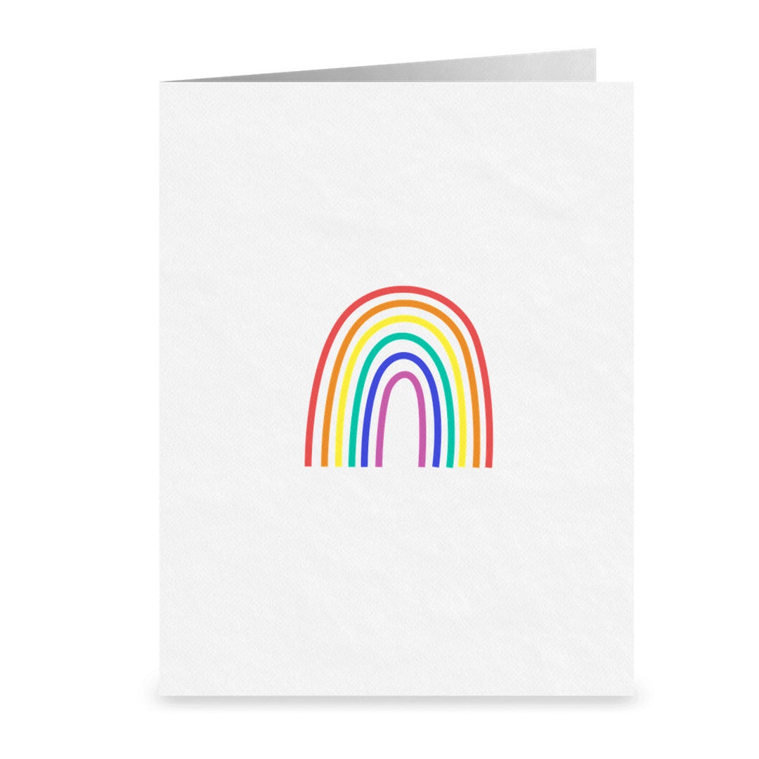 Rainbow LGBTQ Greeting Card | LGBTQ Pride Greeting Card | Romantic ...