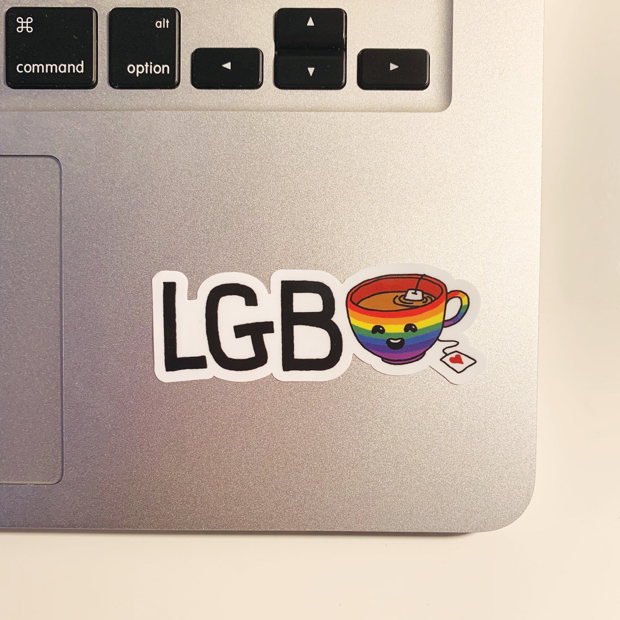 Punny Lgb-tea Vinyl Sticker Gay Pride LGBTQ Laptop - Etsy