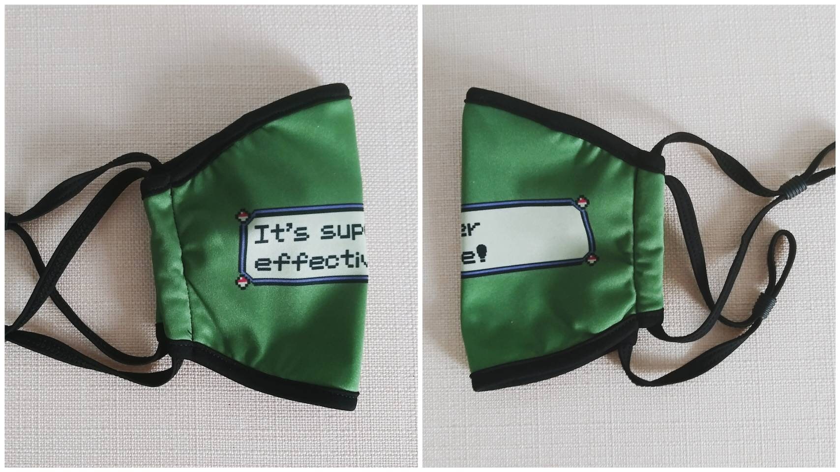 Retro Super Effective Game Boy Text Multilayer Face Mask - Etsy