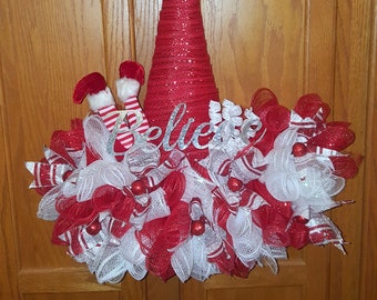 Candy Cane Hat - Etsy