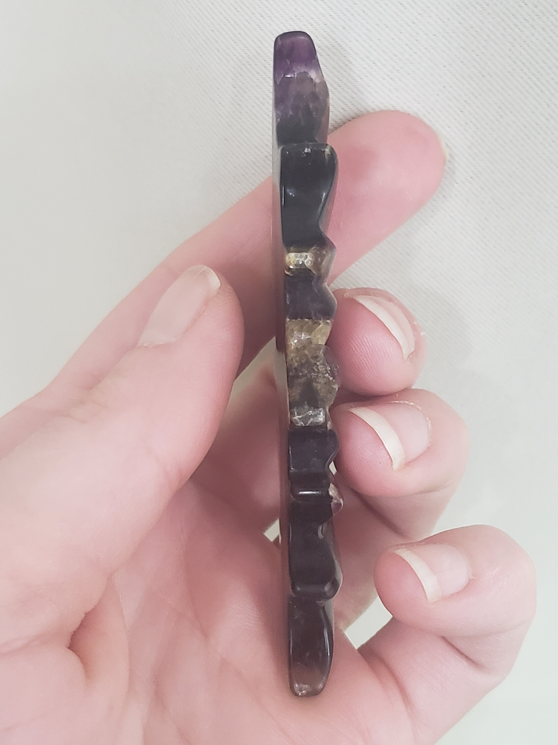 Rare Yellow and Purple Fluorite Bat Halloween | Etsy