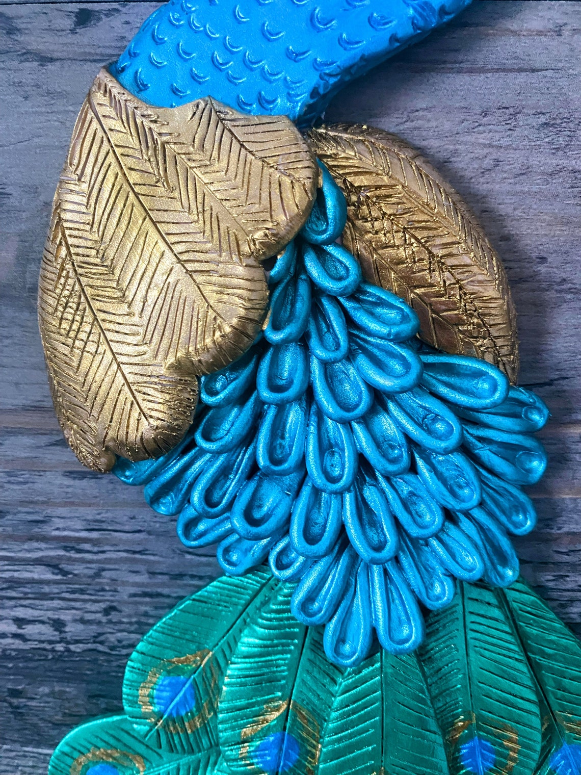 Peacock Wall Decoration - Etsy