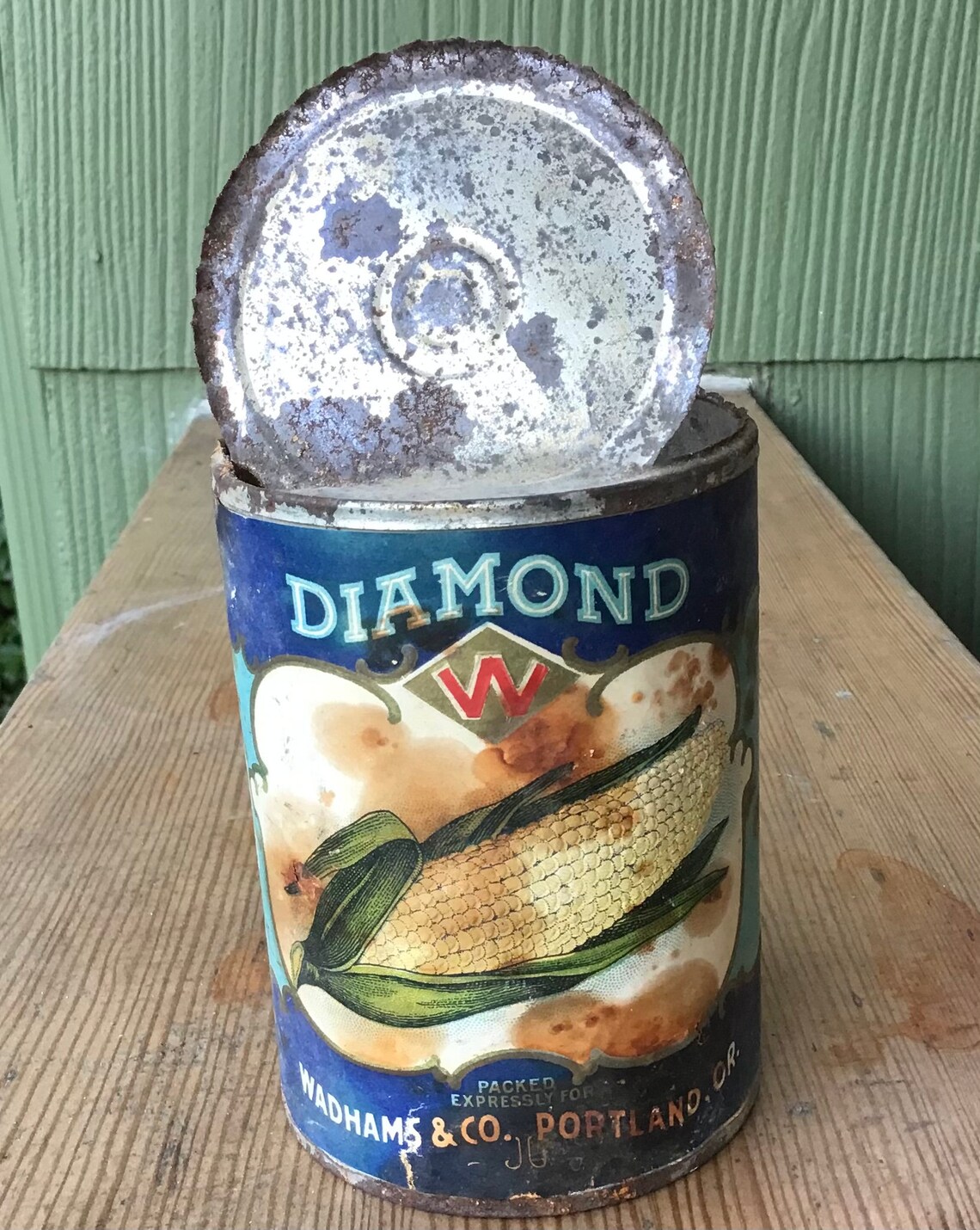 Vintage Diamond Brand 1930s Can of Corn - Etsy
