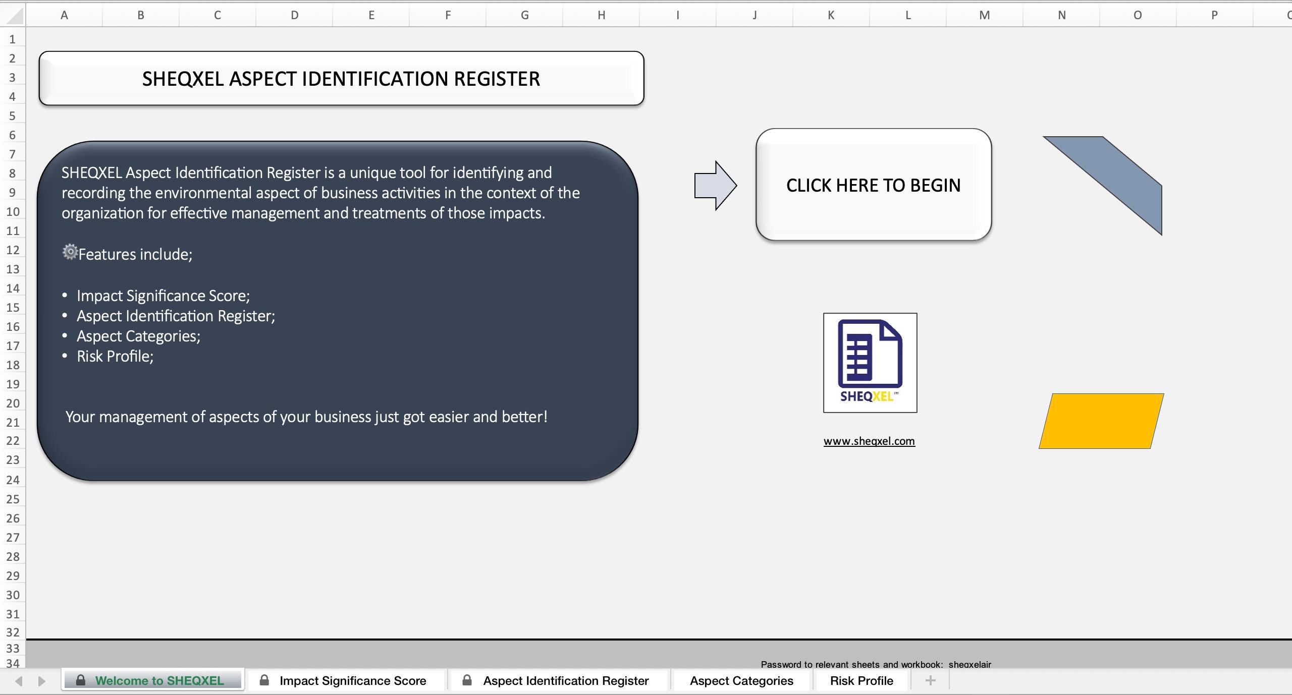 Environmental Aspects Register | Health and Safety Template - Etsy UK