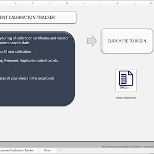 Equipment Calibration Tracker | Health and Safety Template | Excel ...