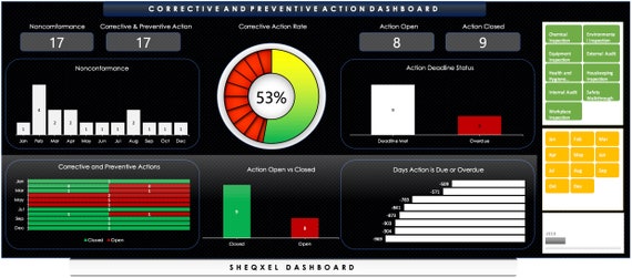 Corrective and Preventive Action Tracker Health and Safety | Etsy