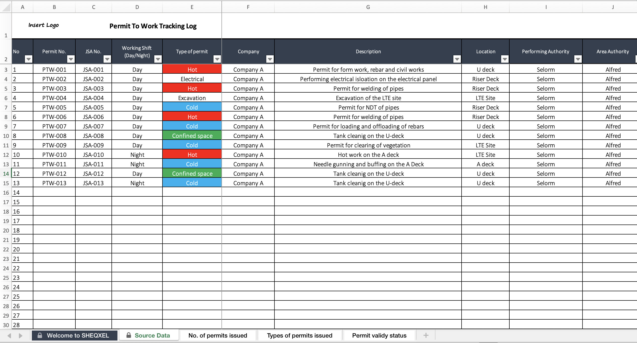 Work Log Excel Template The 13 Best Timesheet Templates To Track Your
