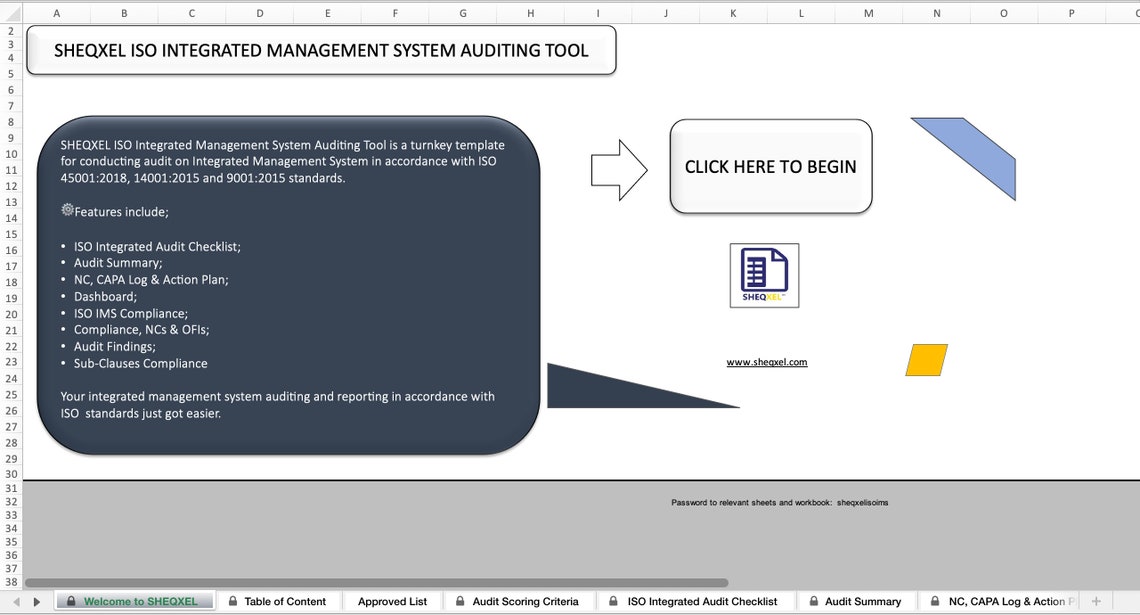 Integrated Management System Auditing Tool quality, Health, Safety and ...