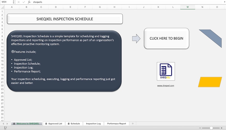 Workplace Inspection Schedule | Health and Safety Template | Excel ... Workplace Inspection Schedule | Health and Safety Template | Excel ...