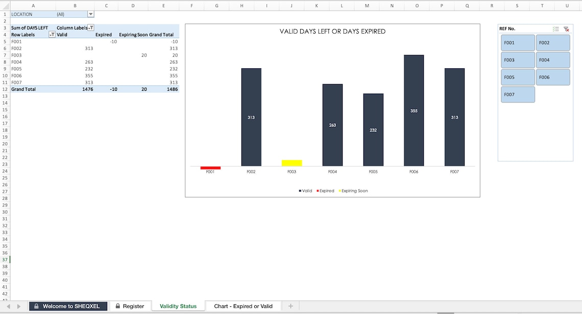 Fire Extinguisher Register | Health and Safety Template | Excel ...