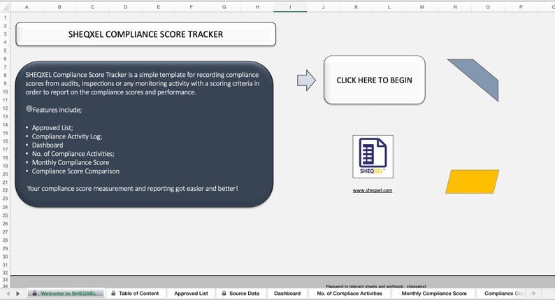 Compliance Score Tracker | Health and Safety Dashboard | Tracker ...