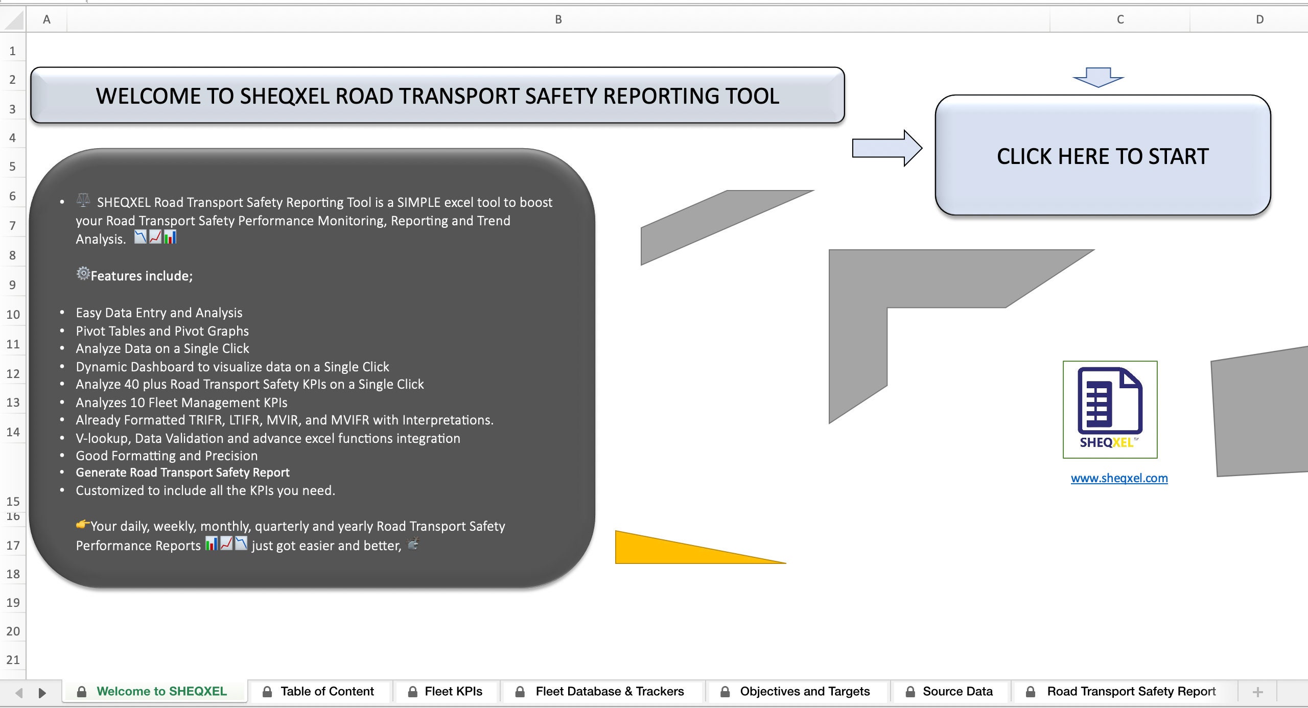 Road Transport Safety Dashboard: Excel Reporting Tool - Etsy