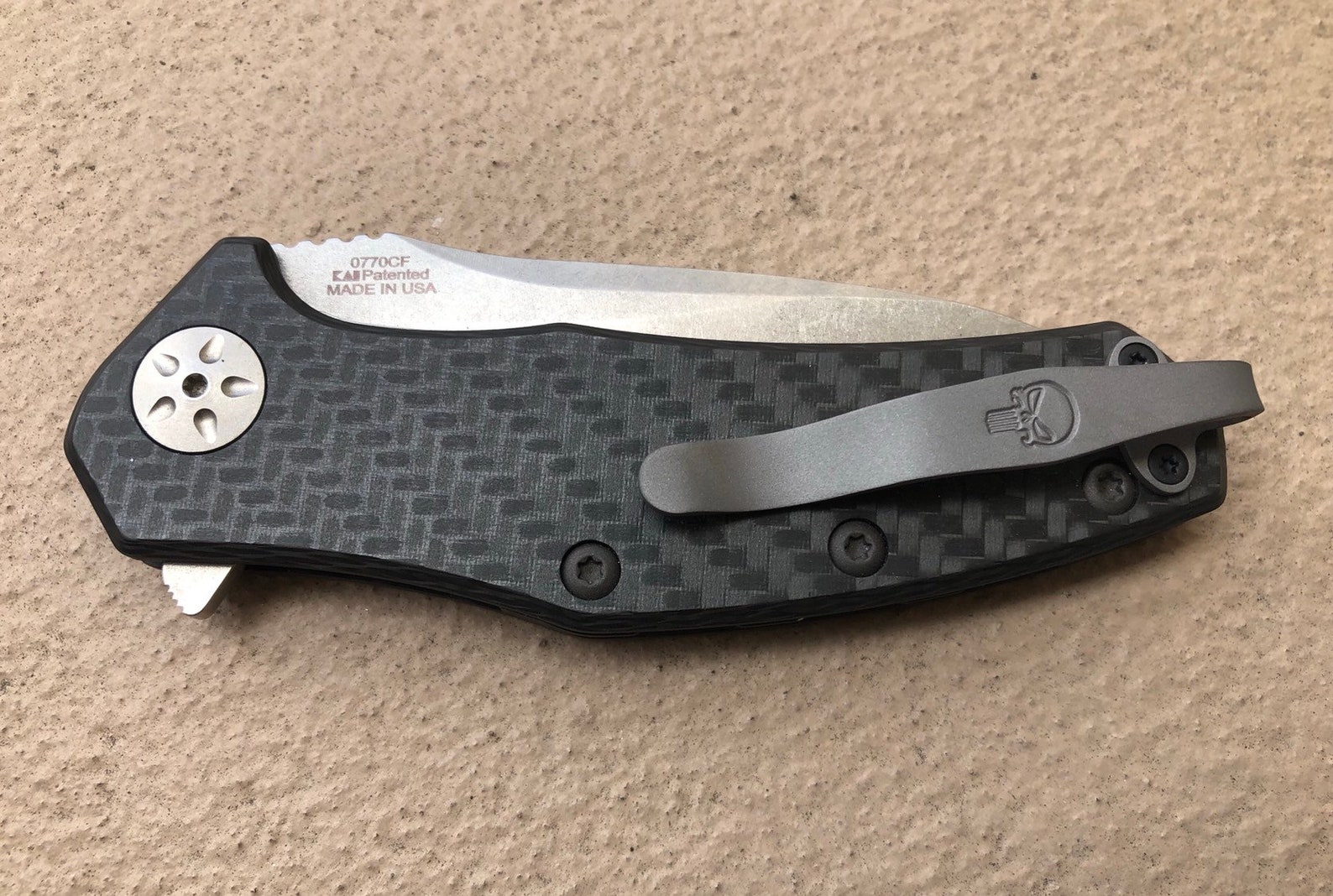 Gray Titanium Pocket Clip for Zero Tolerance Knife ZT0770 | Etsy