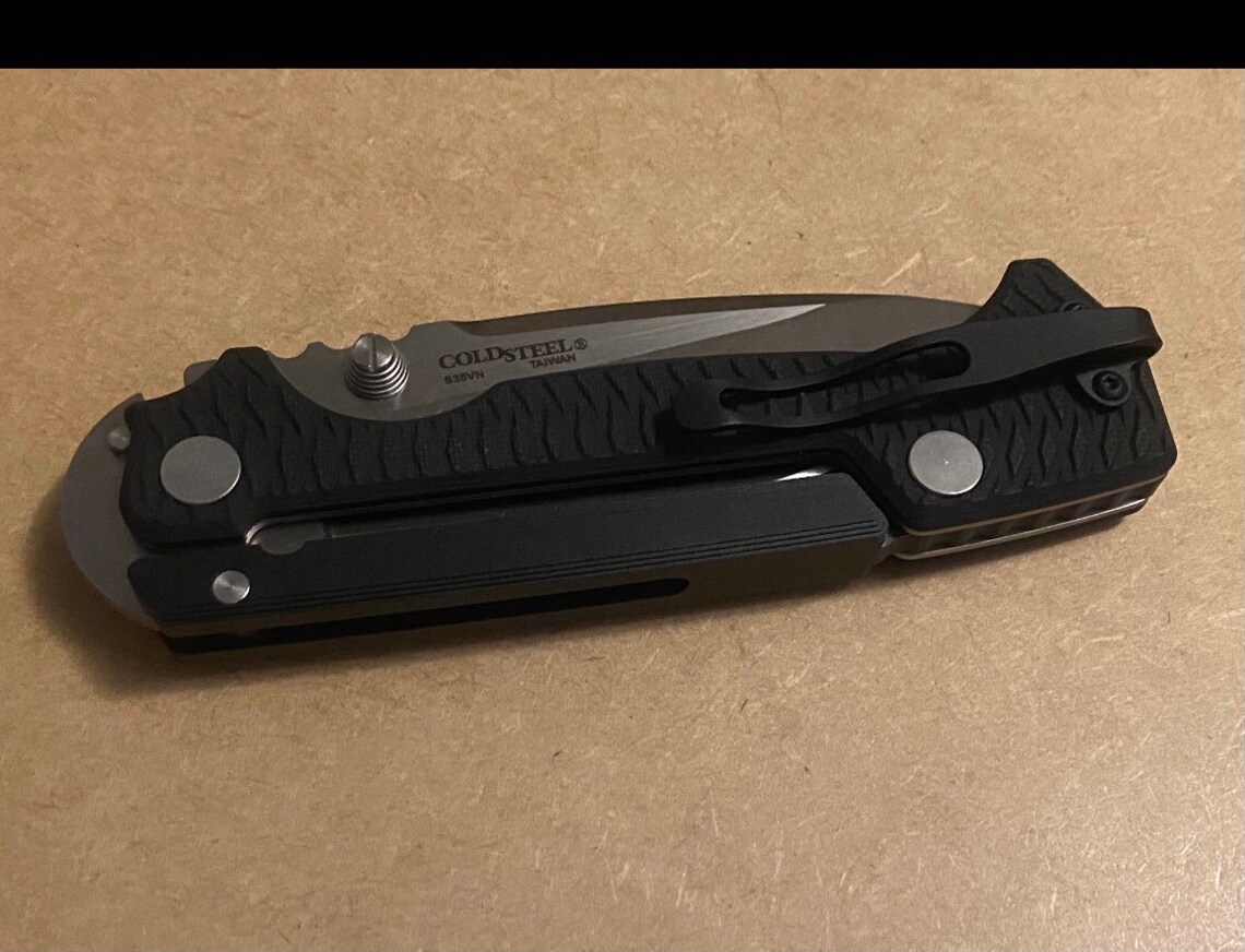 Black Titanium Deep Carry Pocket Clip for Cold Steel AD-15 - Etsy