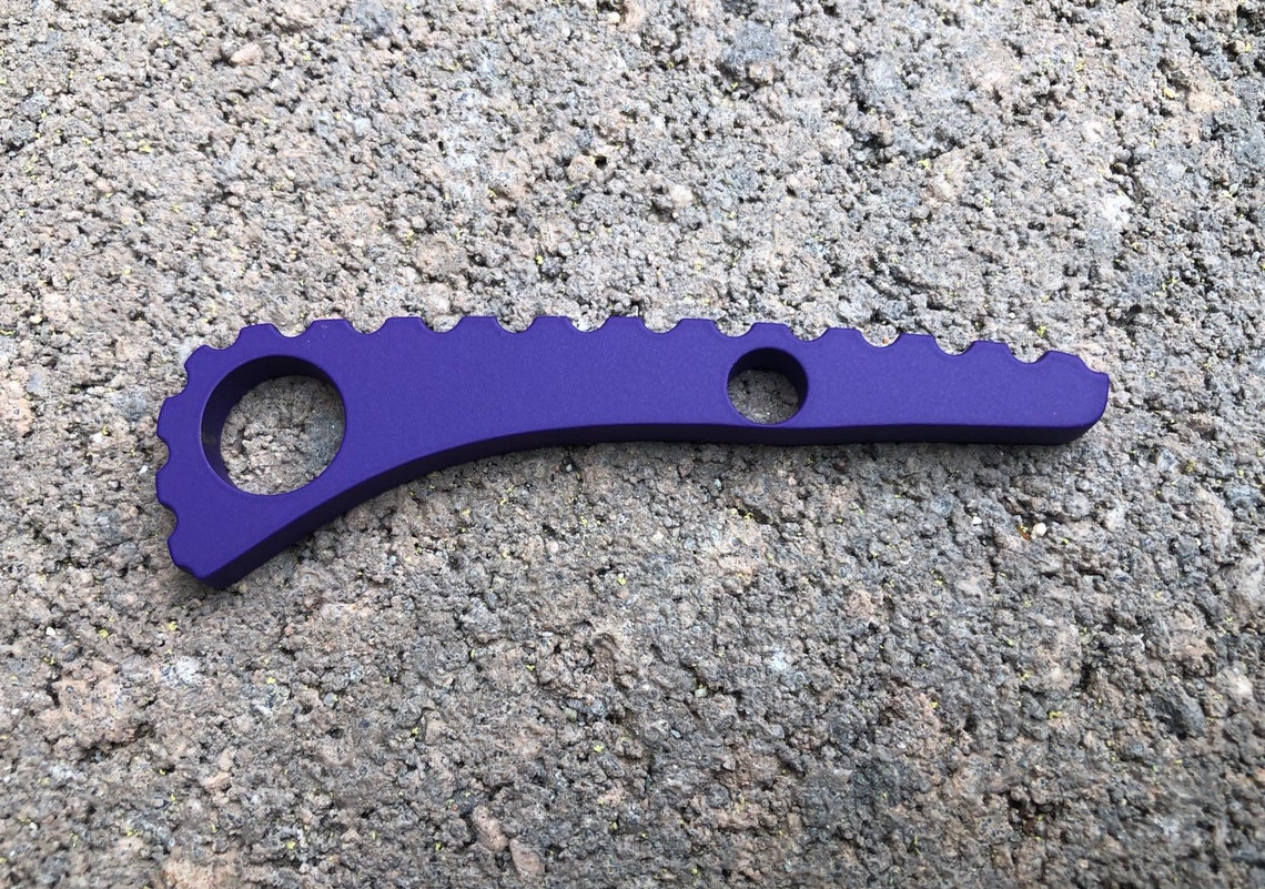 Flat Purple Titanium Back Spacer for Spyderco Paramilitary 2 - Etsy