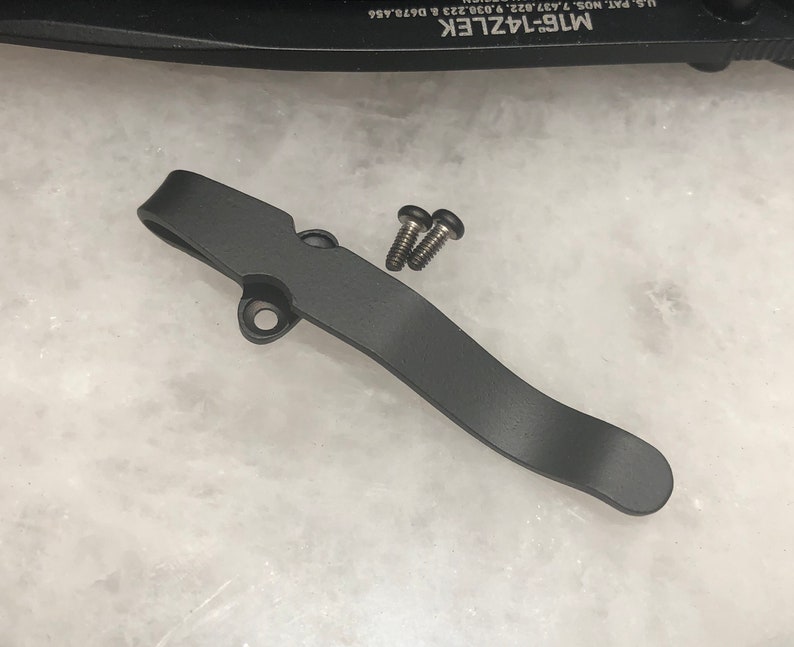 Flat Black Titanium Deep Carry Pocket Clip for CRKT M16-14ZLEK - Etsy