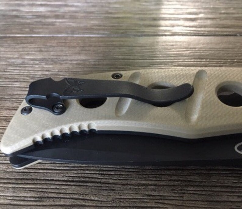 Matte Black Titanium Deep Carry Pocket Clip Made for Benchmade - Etsy
