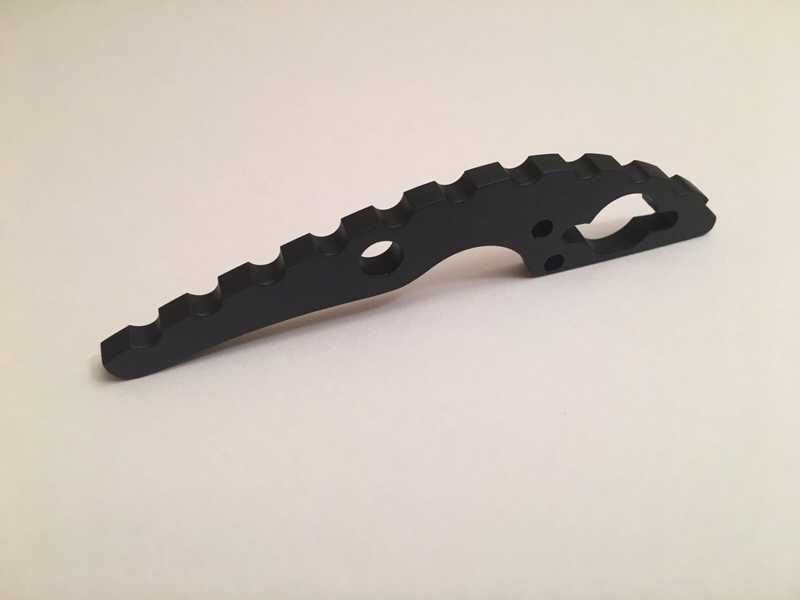 Black Titanium Back Spacer & Pocket Clip for Spyderco Manix 2 - Etsy