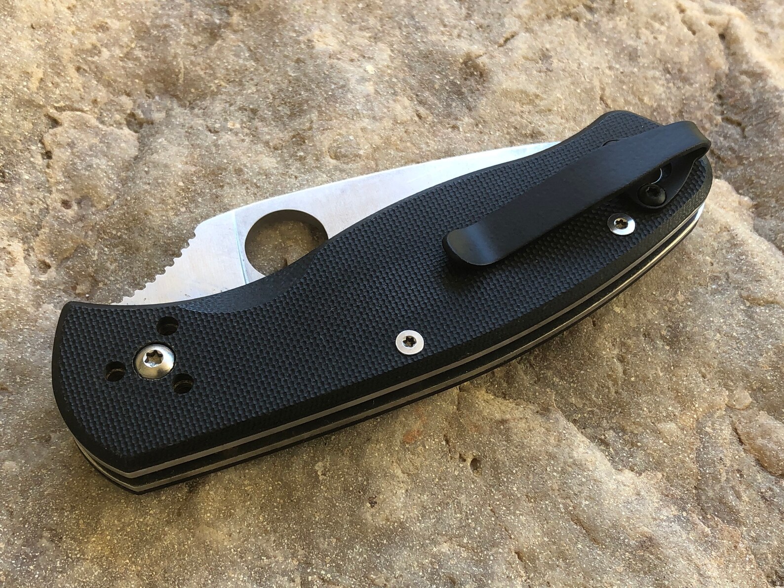 Black Titanium Clip Made for Spyderco Ambitious Tenacious | Etsy