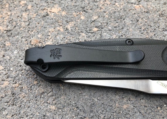 Matte Black Titanium Deep Carry Pocket Clip Made for Benchmade | Etsy