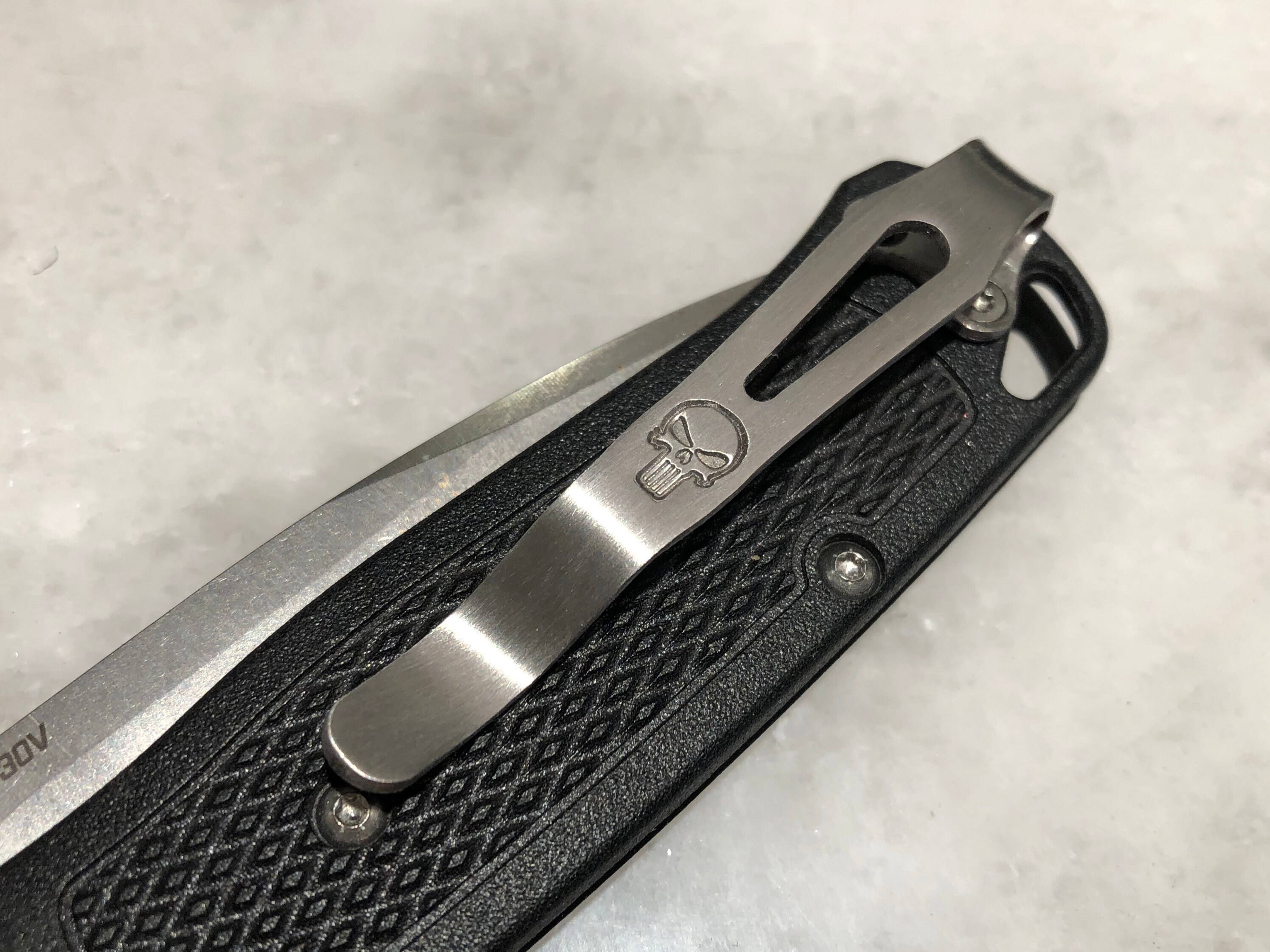 Satin Titanium Deep Carry Pocket Clip for Benchmade Bugout 535 - Etsy