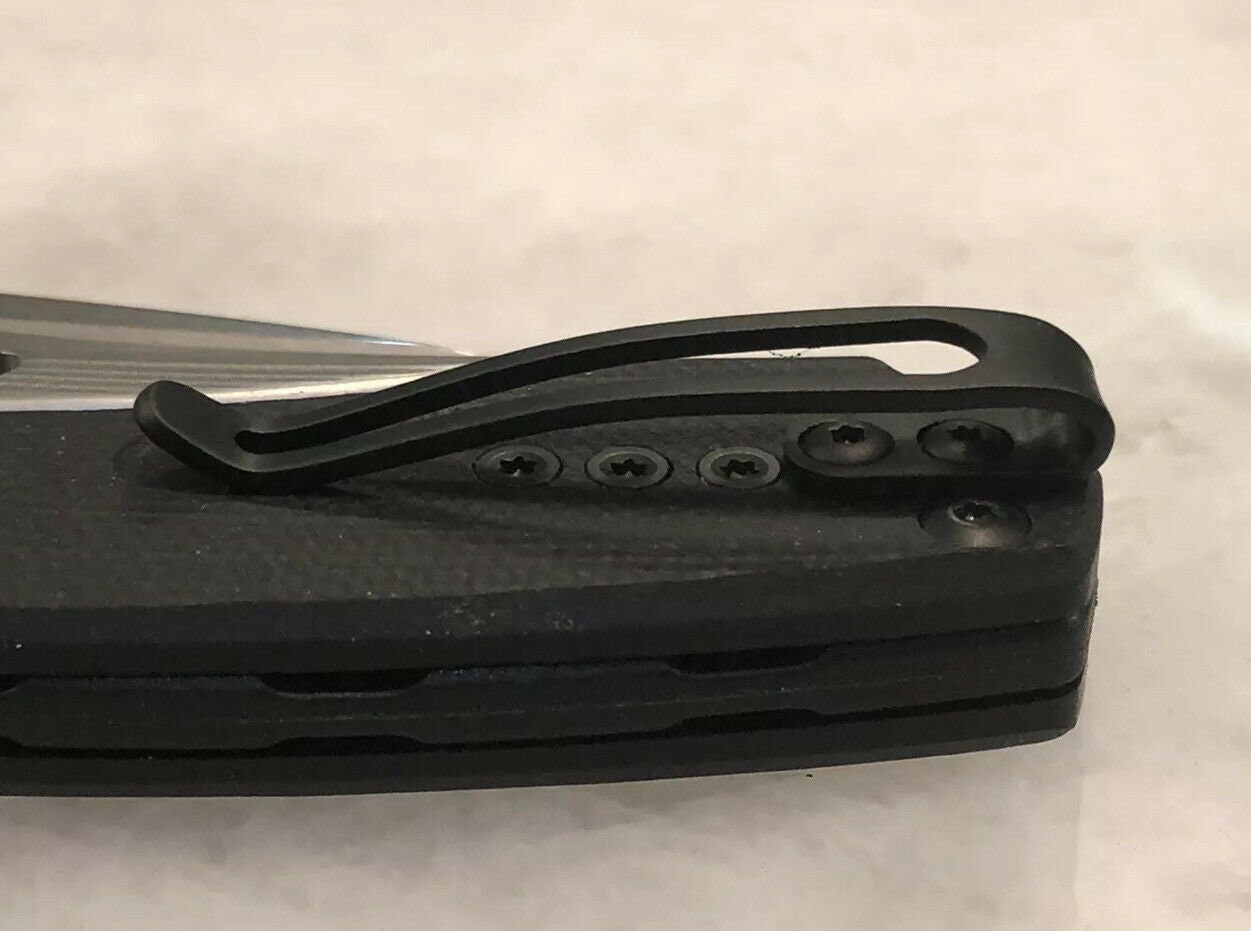 Black Titanium Deep Carry Pocket Clip for Benchmade 470-1 & | Etsy