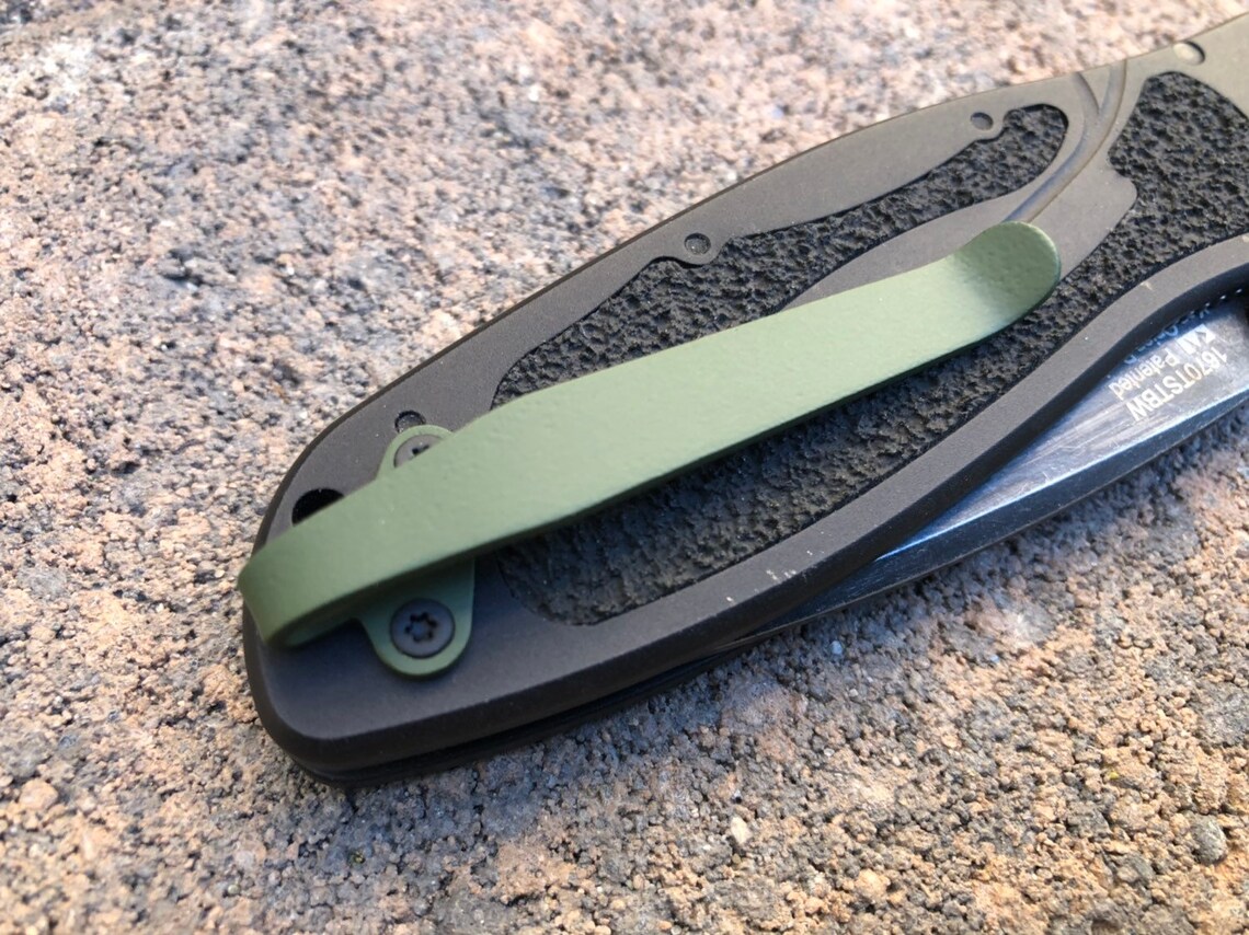 Matte OD Green Titanium Deep Carry Pocket Clip Compatible With - Etsy
