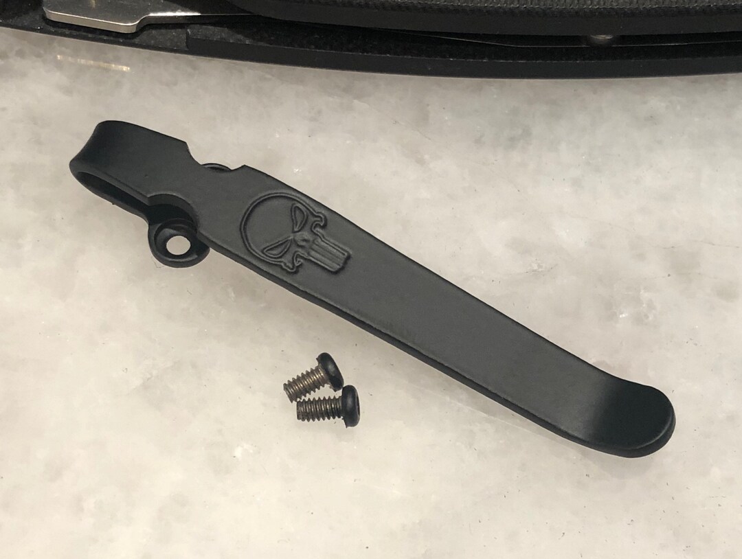 Schwarz Titan Tiefe Tasche Clip Für Spyderco Para 3 Paramilitär 2 ...