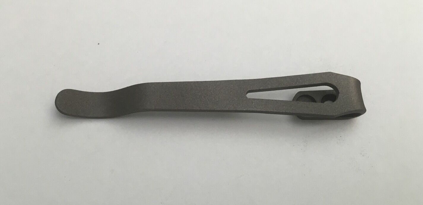 Flat Gray Titanium Deep Carry Pocket Clip for ZT450 ZT0450 Zero ...
