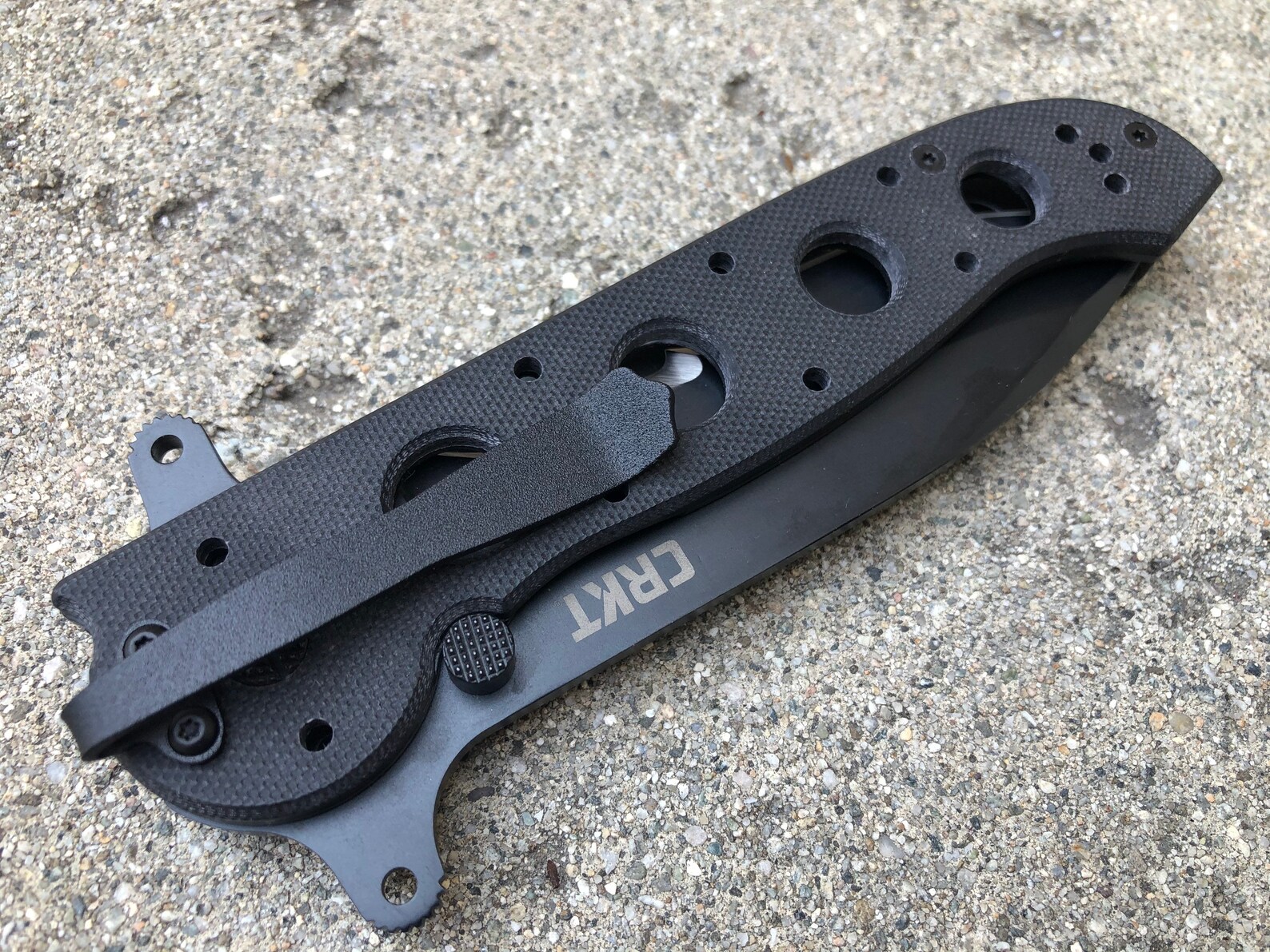 Black Titanium Deep Carry Pocket Clip for CRKT G10 Folding - Etsy